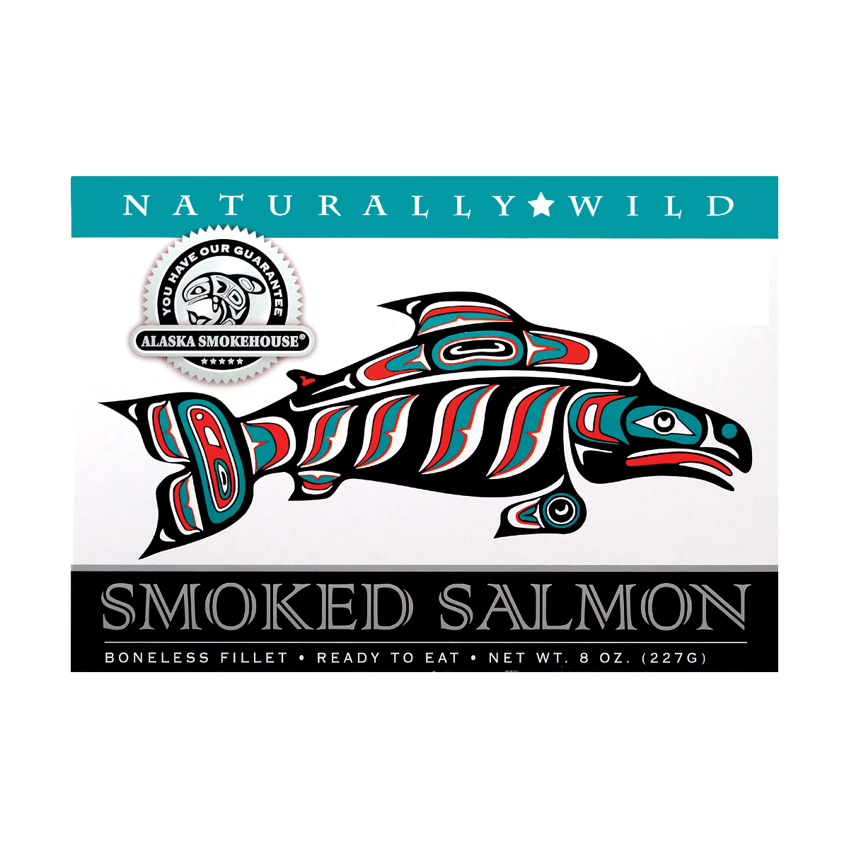 8 oz Natural Smoked Salmon in White Gift Box – World Wide Gourmet Foods